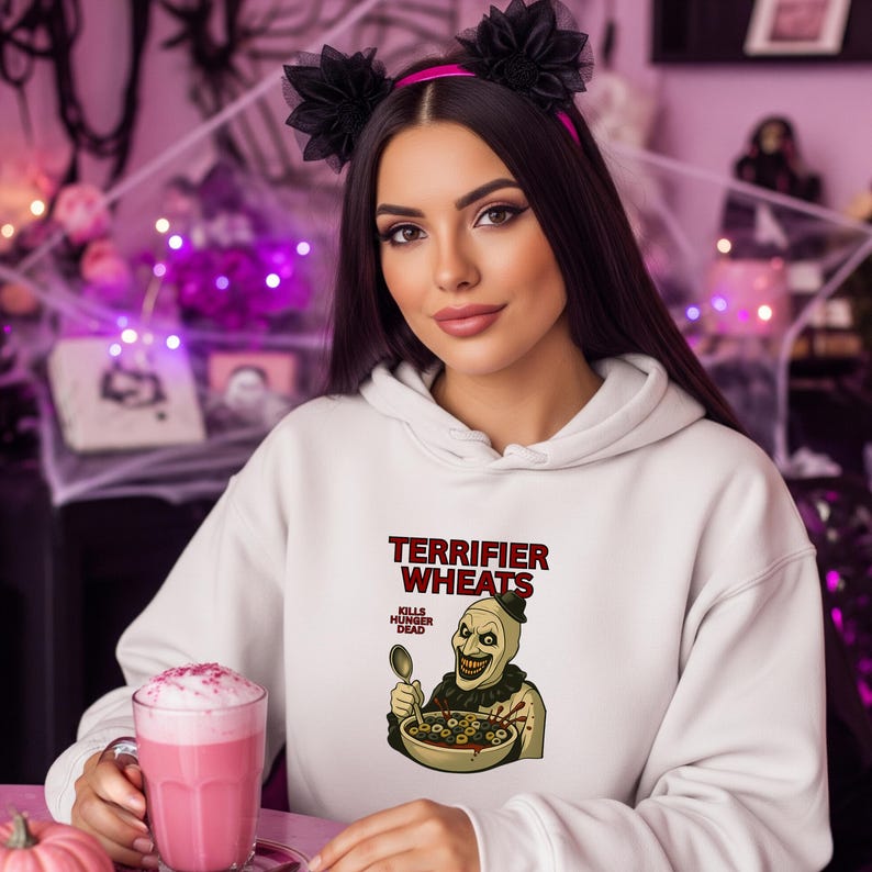 Terrifier, Killer Clown Cereal PNG, Scary Movie Design, Halloween ...