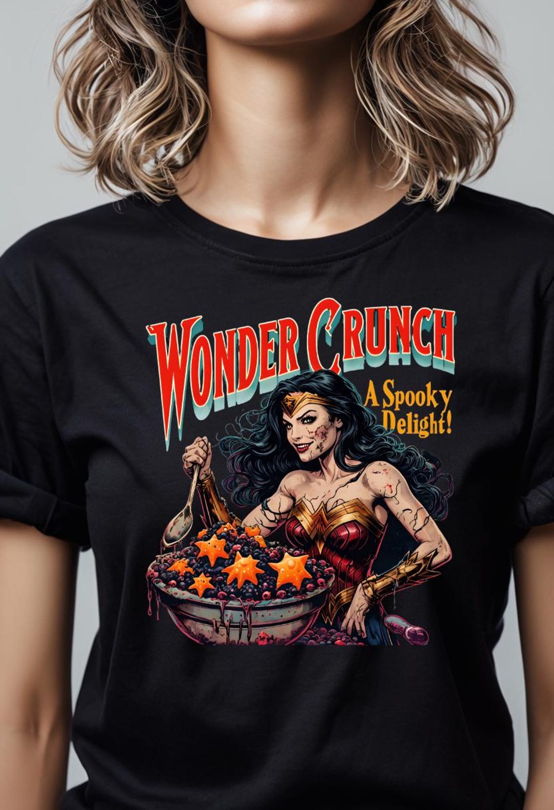 Wonder Woman Cereal Box Design PNG, Superhero Breakfast Clipart ...