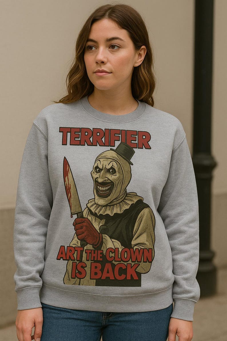 Terrifier Clipart PNG | Art the Clown Horror PNG | Terrifier SVG Bundle ...