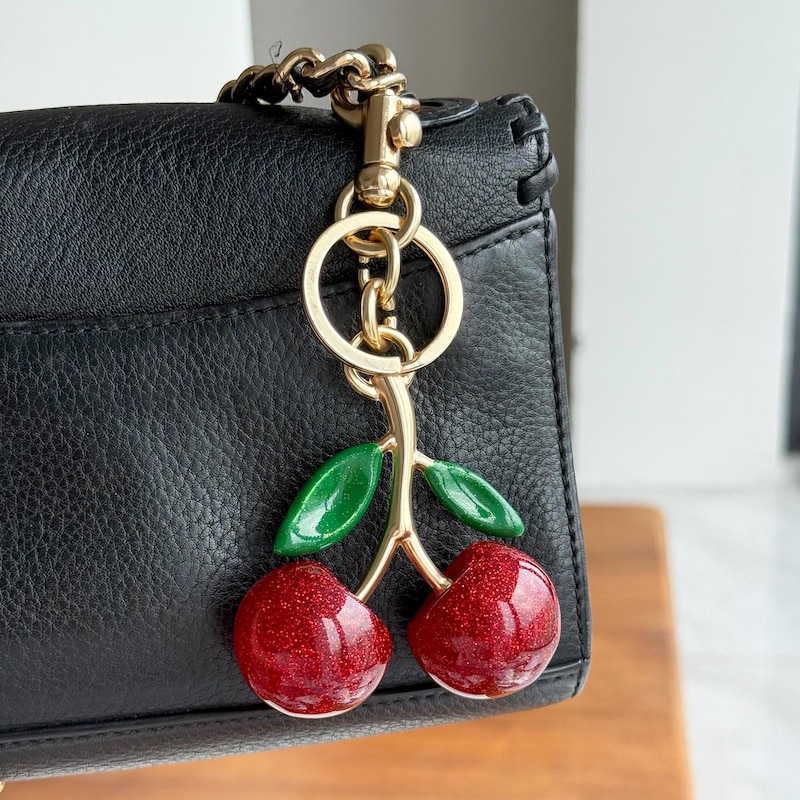 Coach Cherry Keychain - Etsy