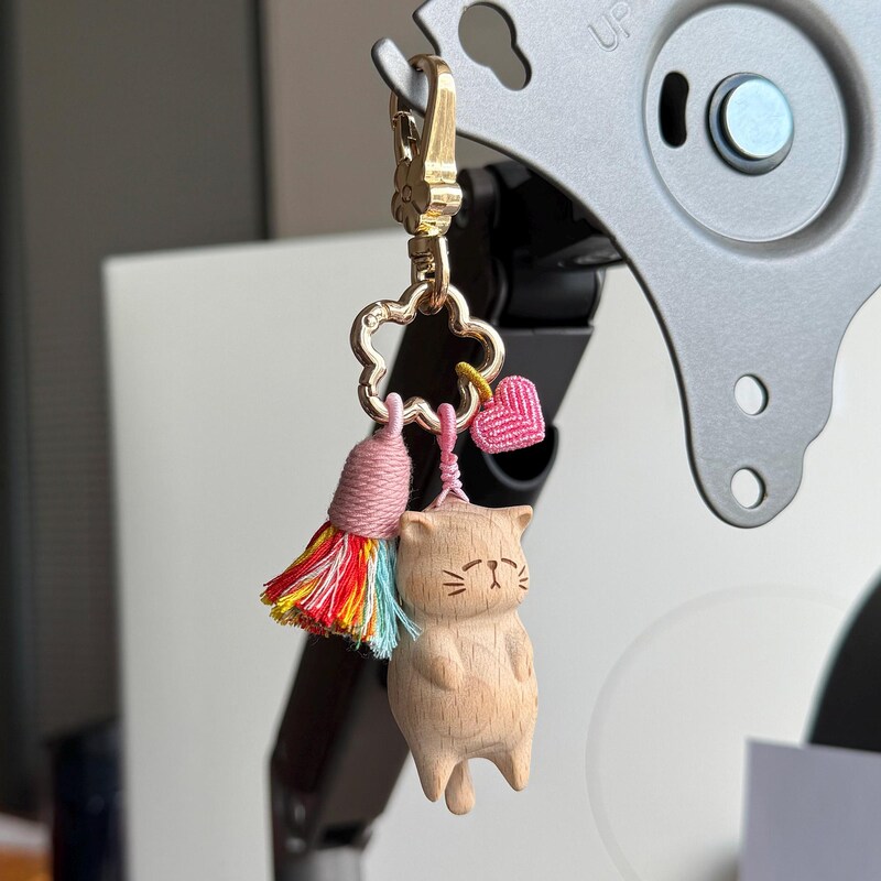 Cat Bag Charm - Etsy