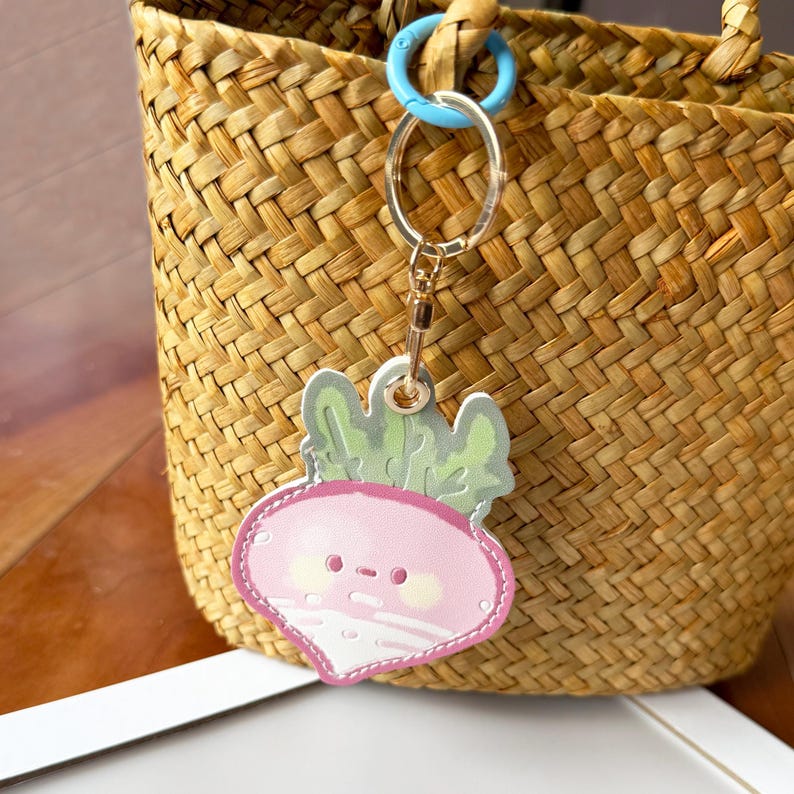 Cute PU Leather Fruit Keychain, Whimsical Bag Charm Gift - Etsy Canada