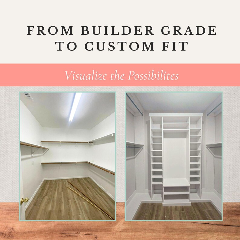 Luxury Walk in Closet Template Printable Closet Planner Customizable ...