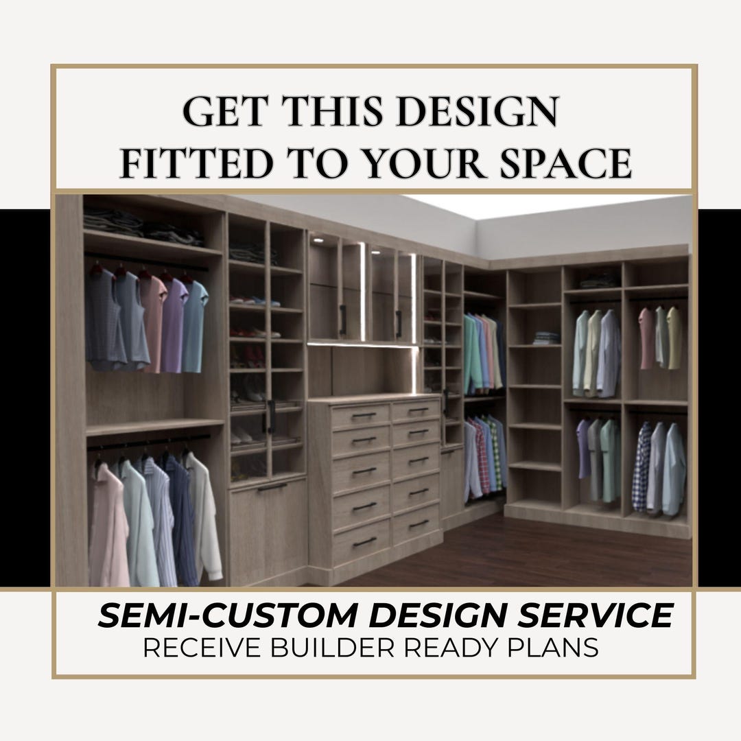 Custom Walk-in Closet Design Service New Closets Crafty Closet Walk in ...