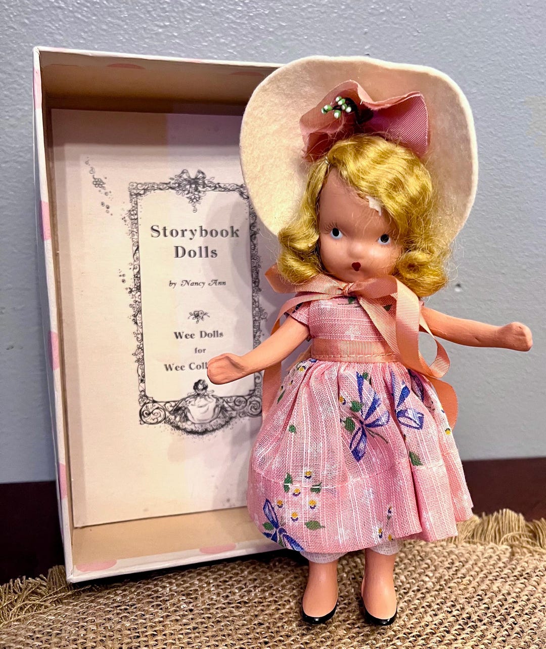 Vintage Nancy Ann Storybook Doll Mistress Mary Quite Contrary #119 With ...