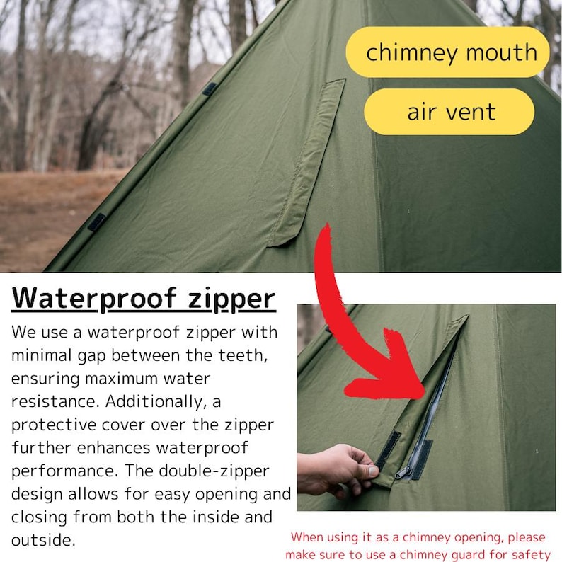 CAMPLUS Military-style Solo Tent | One-pole Lavvu Tent | Expandable ...