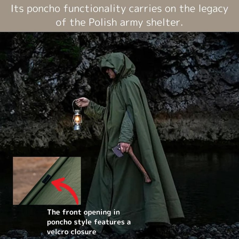 CAMPLUS Military-style Solo Tent | One-pole Lavvu Tent | Expandable ...