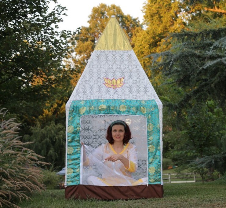 Meditation Vastu Vimana Structure With Mat & Tote Bag - Etsy