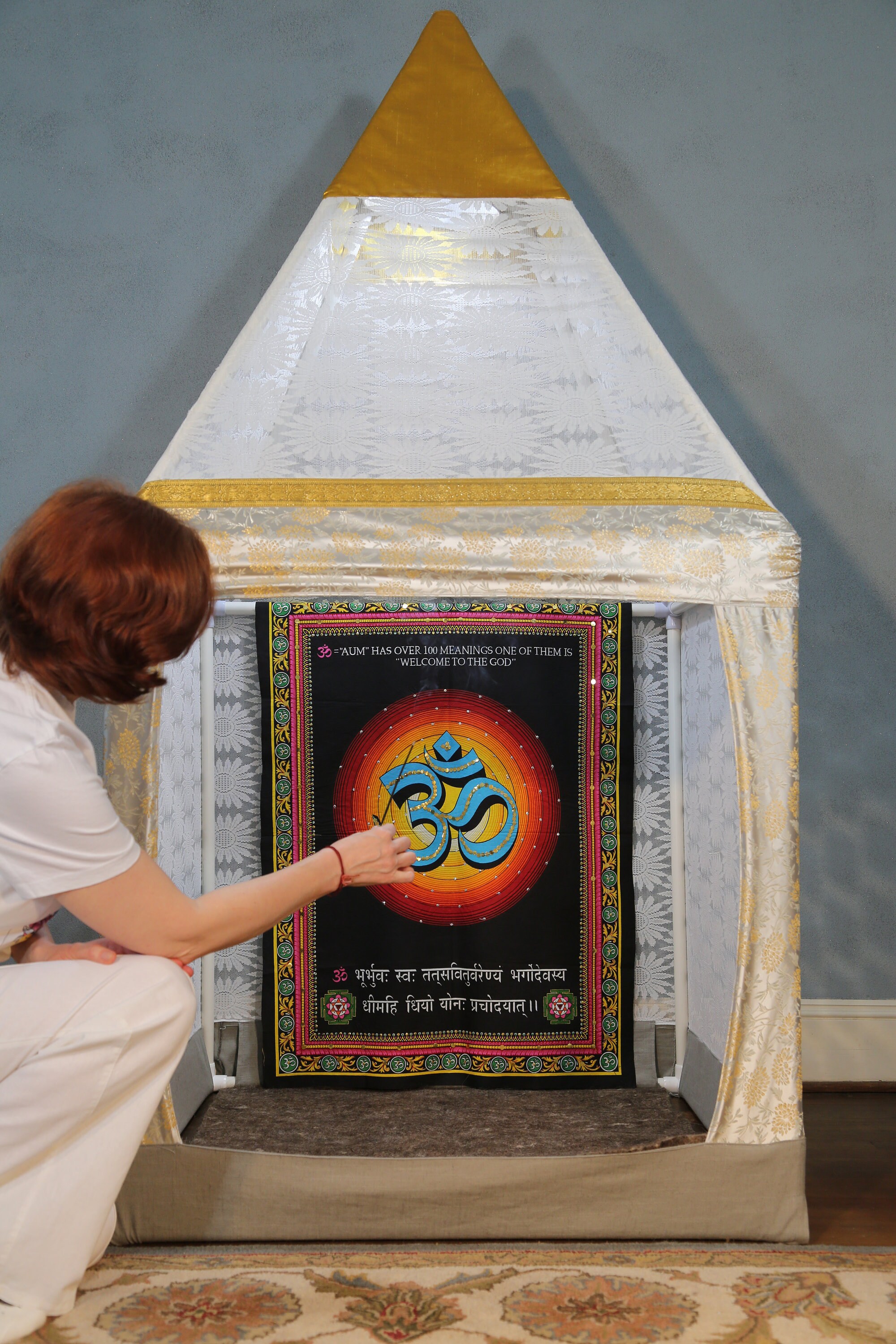 Meditation Vastu Vimana Structure With Mat & Tote Bag - Etsy