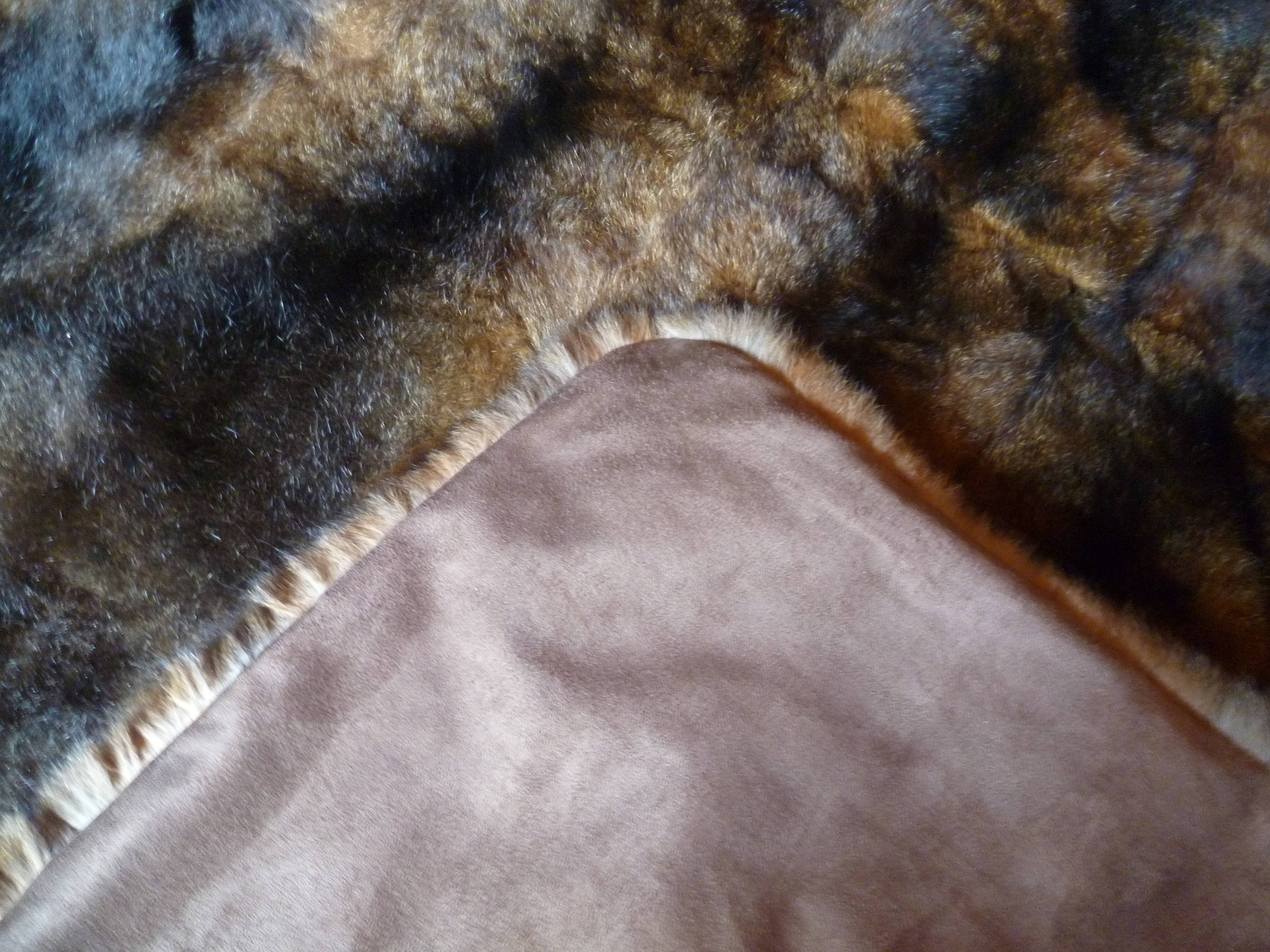 New Zealand Possum Natural Brown Fur Lap Rug / Blanket | Etsy