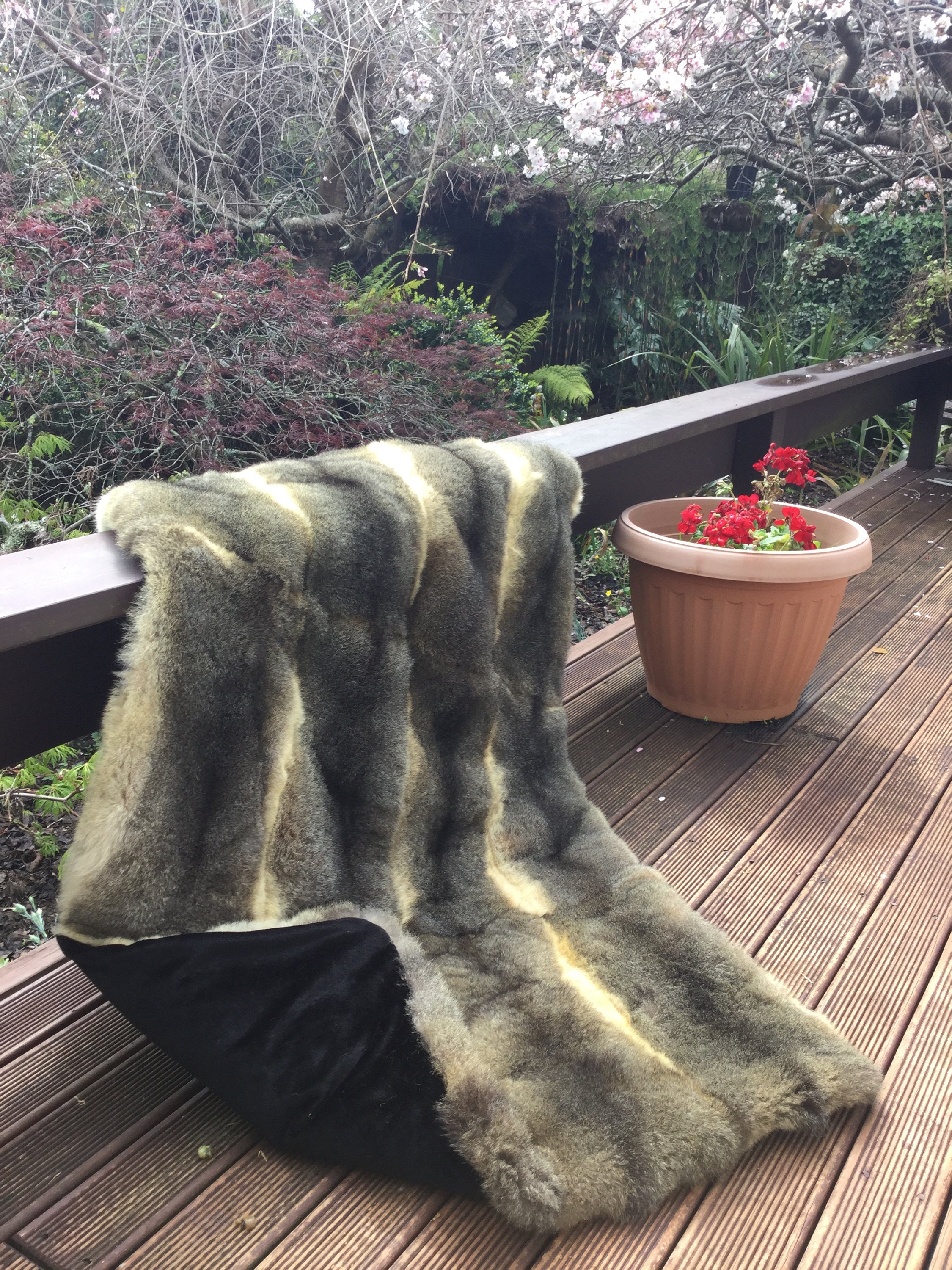 New Zealand Possum Natural Brown Fur Lap Rug / Blanket / Throw - Etsy
