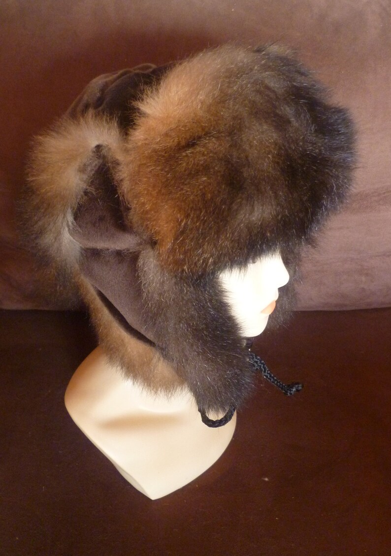New Zealand Possum Fur Man's Bush Hat (fur Inside) - Natural Brown - Etsy