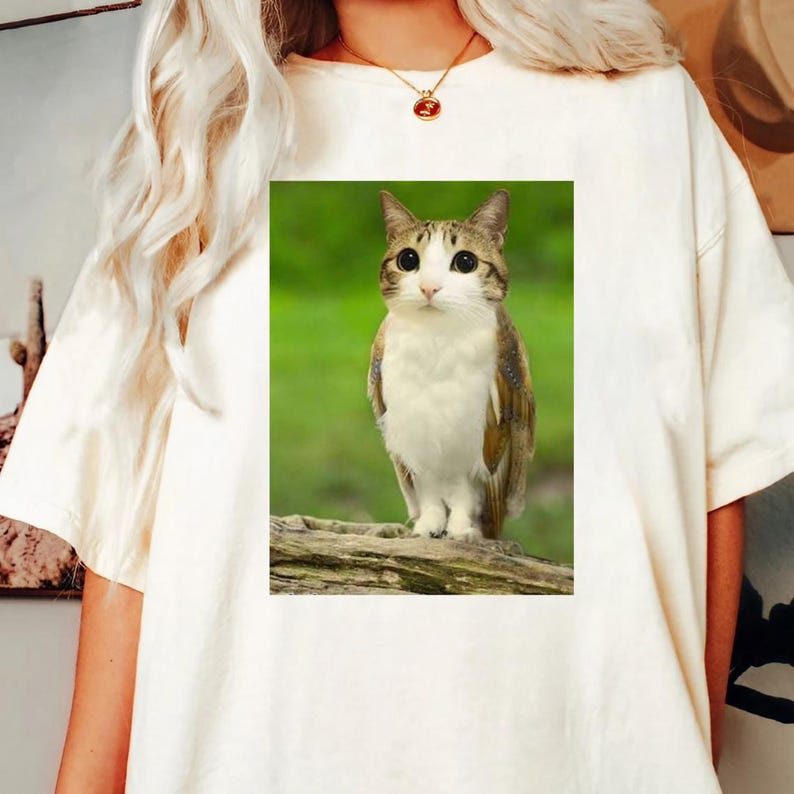 Meowl Meme Cat Tshirt, Unisex T-shirt, Funny Cat Lover Gift, Comfort ...