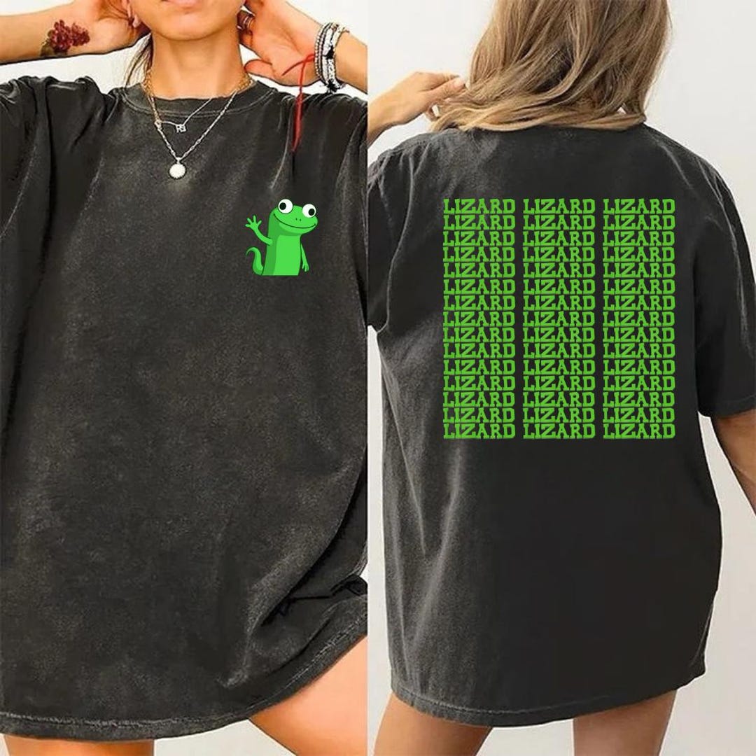 Lizard Lizard Lizard Meme Shirt, Tiktok Viral Meme Lizard Comfort ...