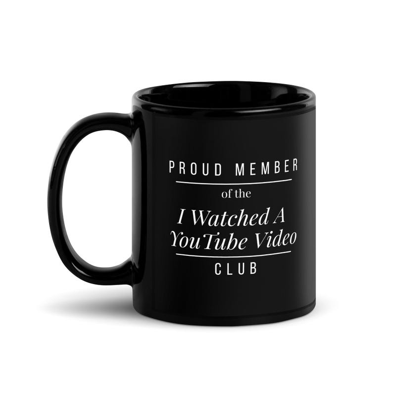 Youtube Video Club Mug, Funny Entrepreneur Coffee Cup, Digital Creator ...