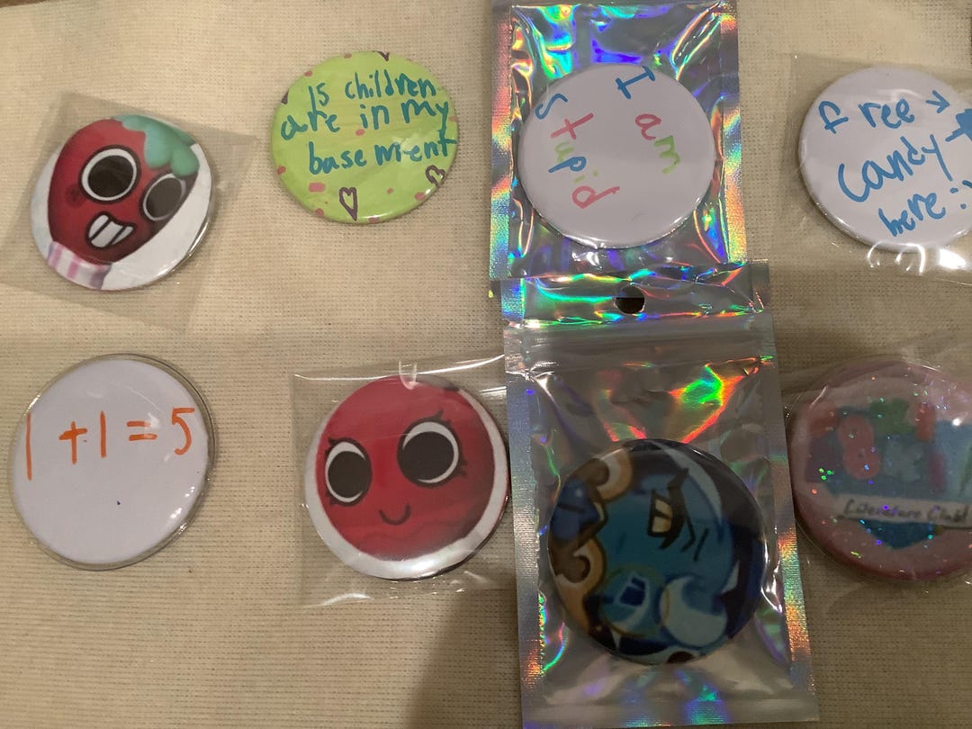 Custom Pins/buttons (read Description Before Buying) - Etsy