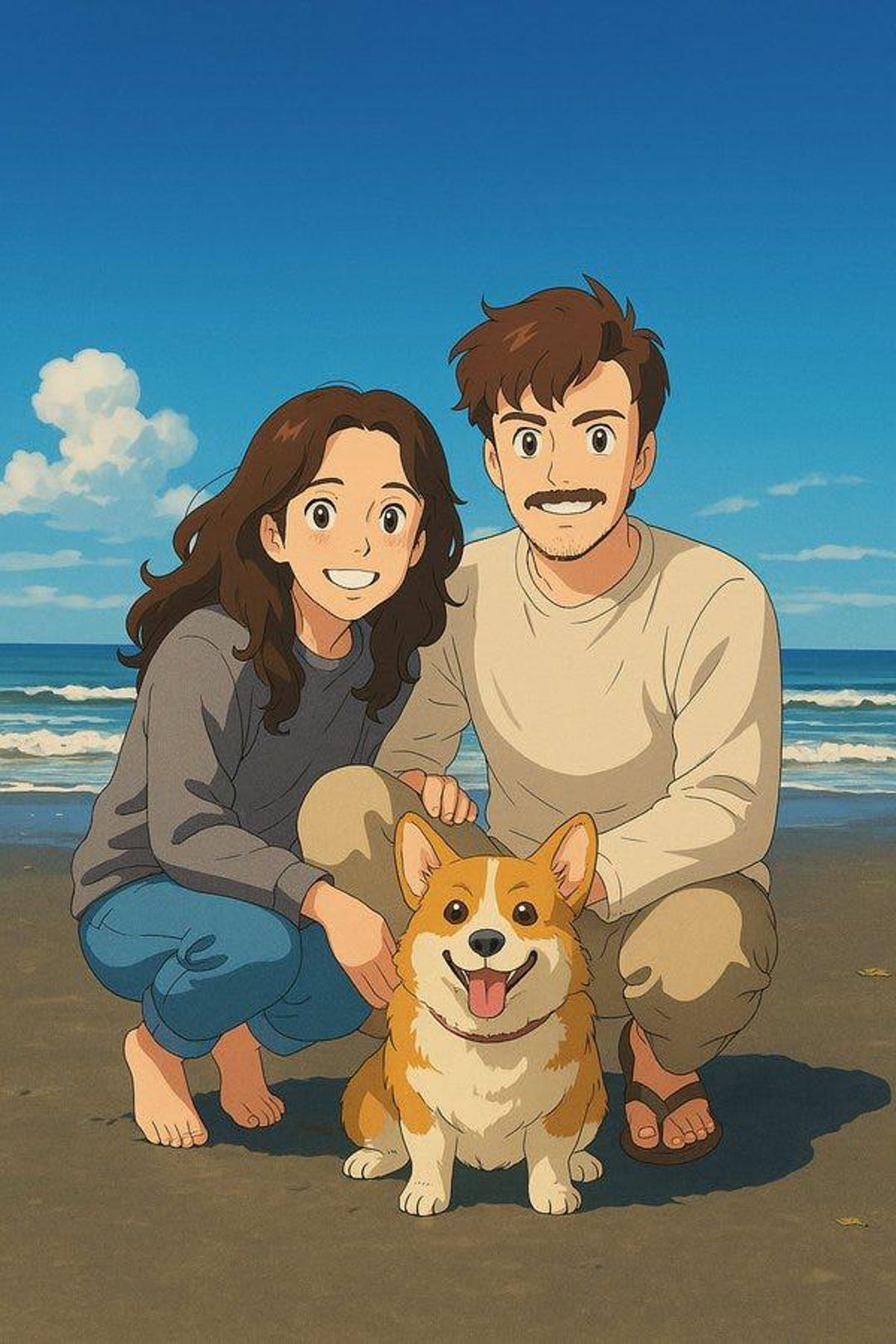 Custom Ghibli Style Portrait – Personalized Anime Drawing From Photo ...