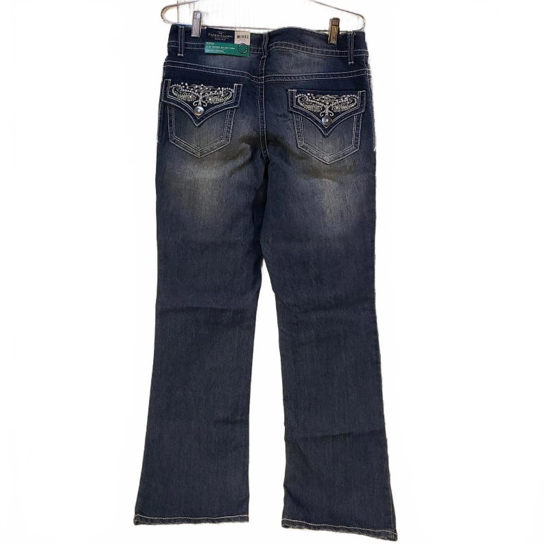 Faded Glory Women's Bootcut Jeans Embroidered Back Pockets - Etsy