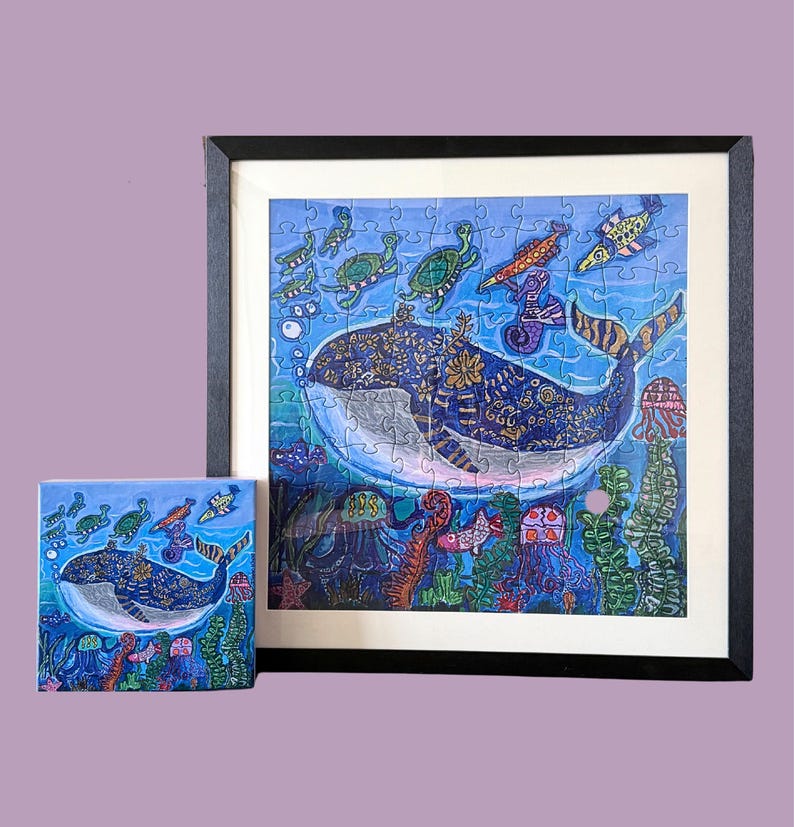 100-piece Jigsaw Puzzle – Original Art by Artists With Autism, Gift for ...