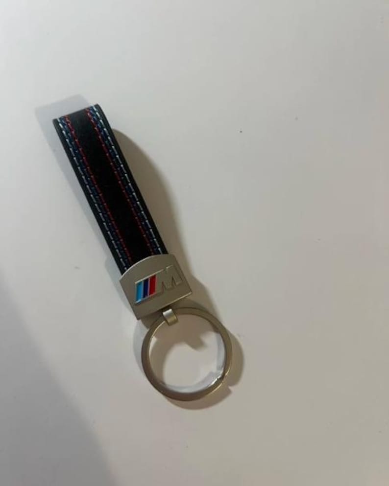 BMW Keychain Leather Logo Keyring Car Accessories Custom Logo Gift for ...