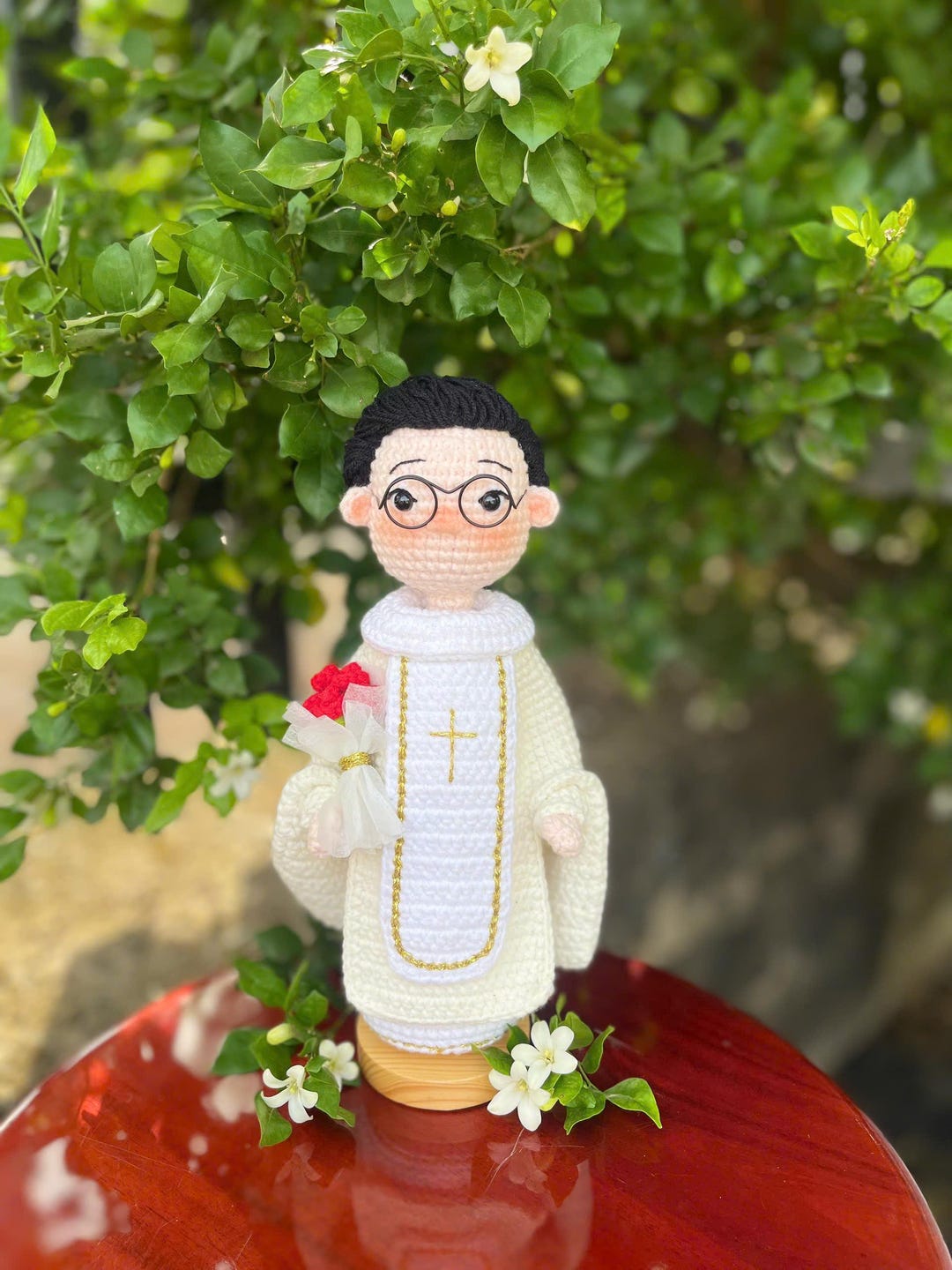 Catholic Priest or Seminarian Crochet Doll – Handmade Vocations Gift ...