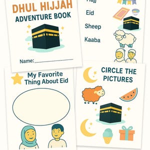 Dhul Hijjah Activity Book for Kids | 10-day Islamic Printable | Eid Al ...