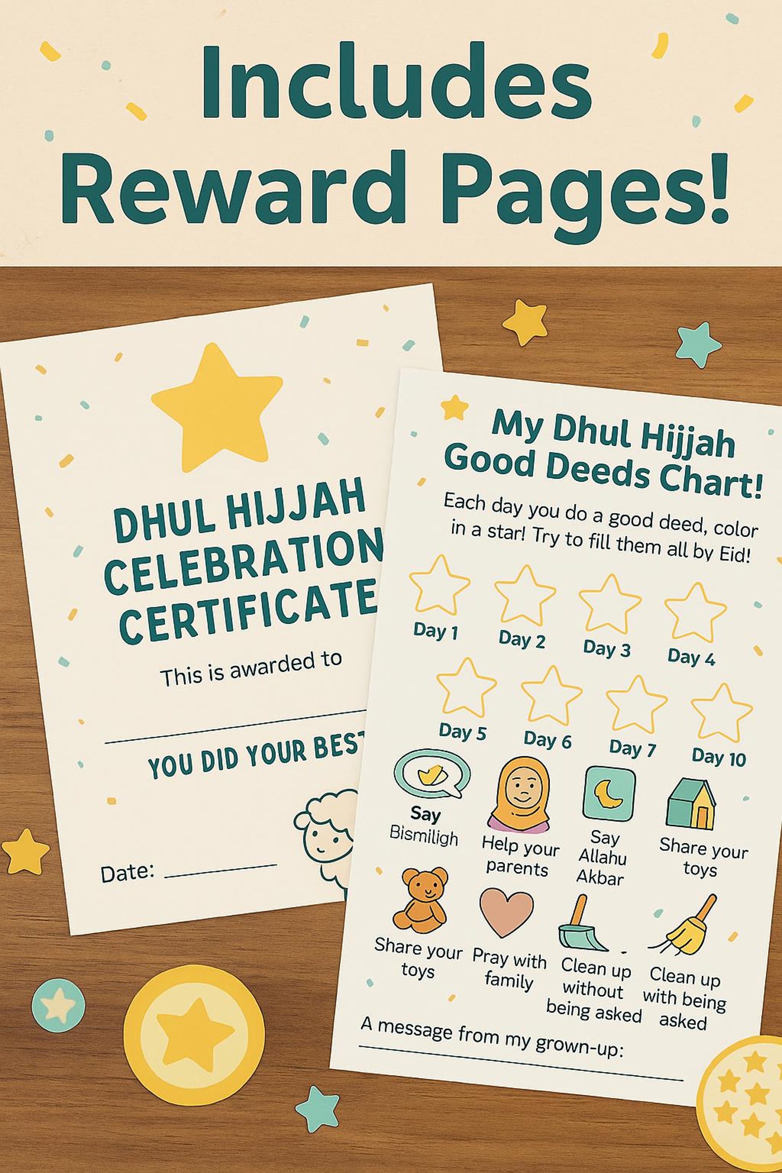 Dhul Hijjah Activity Book for Kids | 10-day Islamic Printable | Eid Al ...