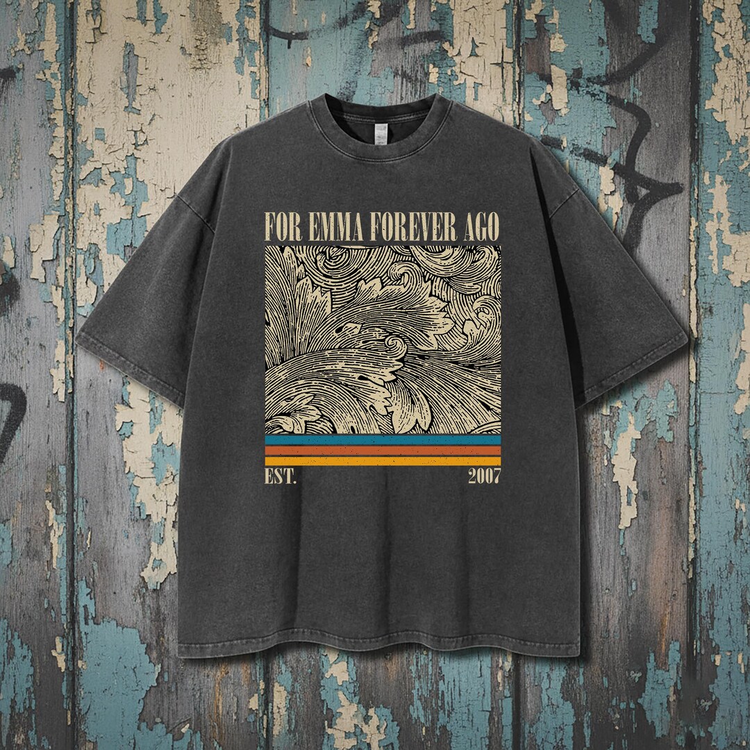 Bon Iver 'for Emma, Forever Ago' Comfort Colors Vintage T-shirt - Etsy ...