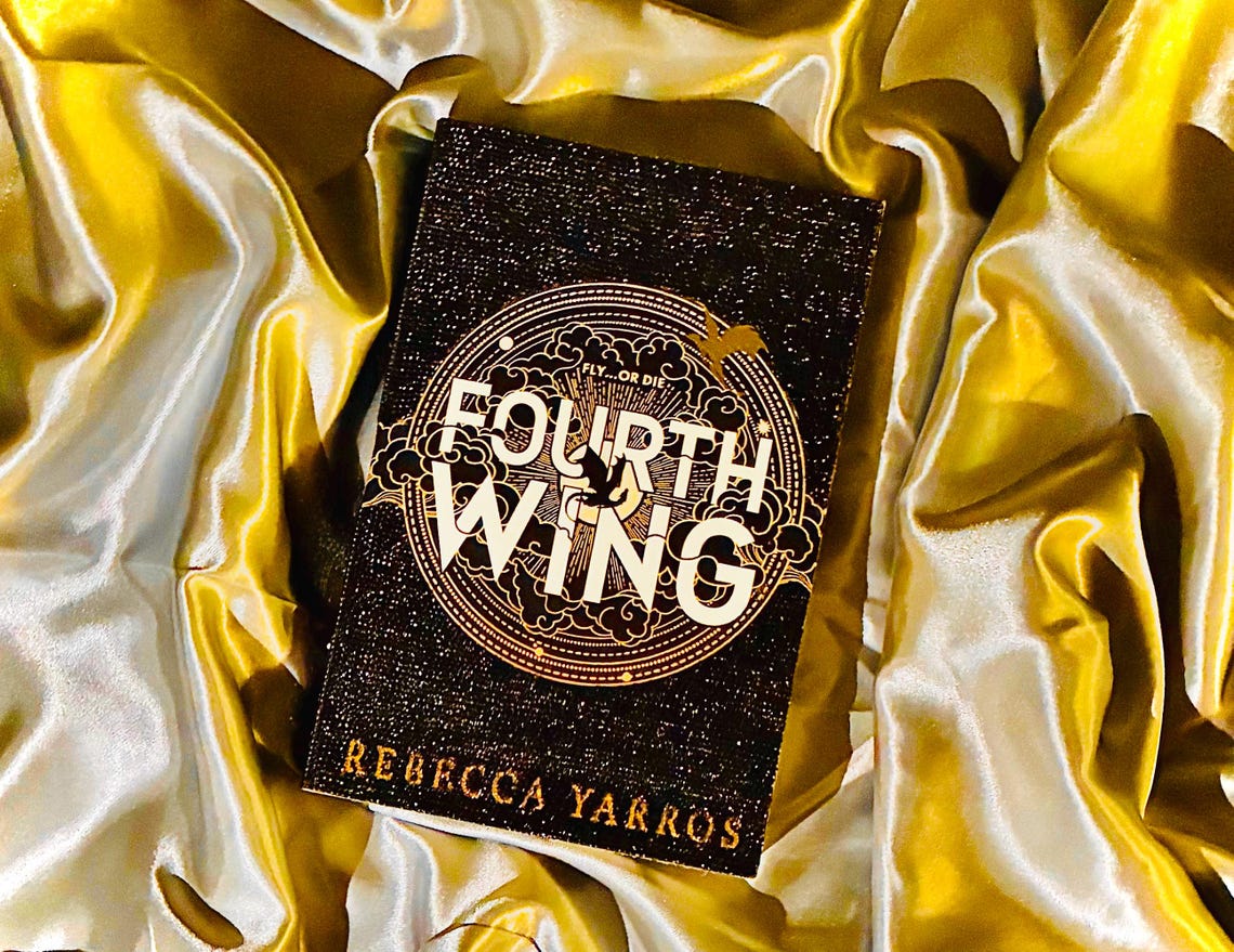 Special Edition Bedazzled Fourth Wing Book - Etsy