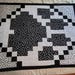Paw Print Themed Pixel Art Handmade Patchwork Throw Quilt - Etsy