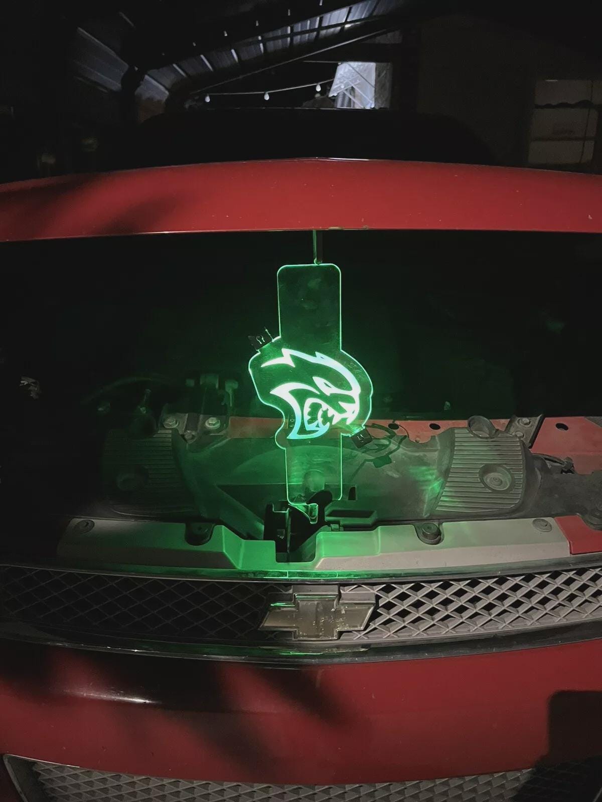 Hellcat LED Hood Prop - Etsy