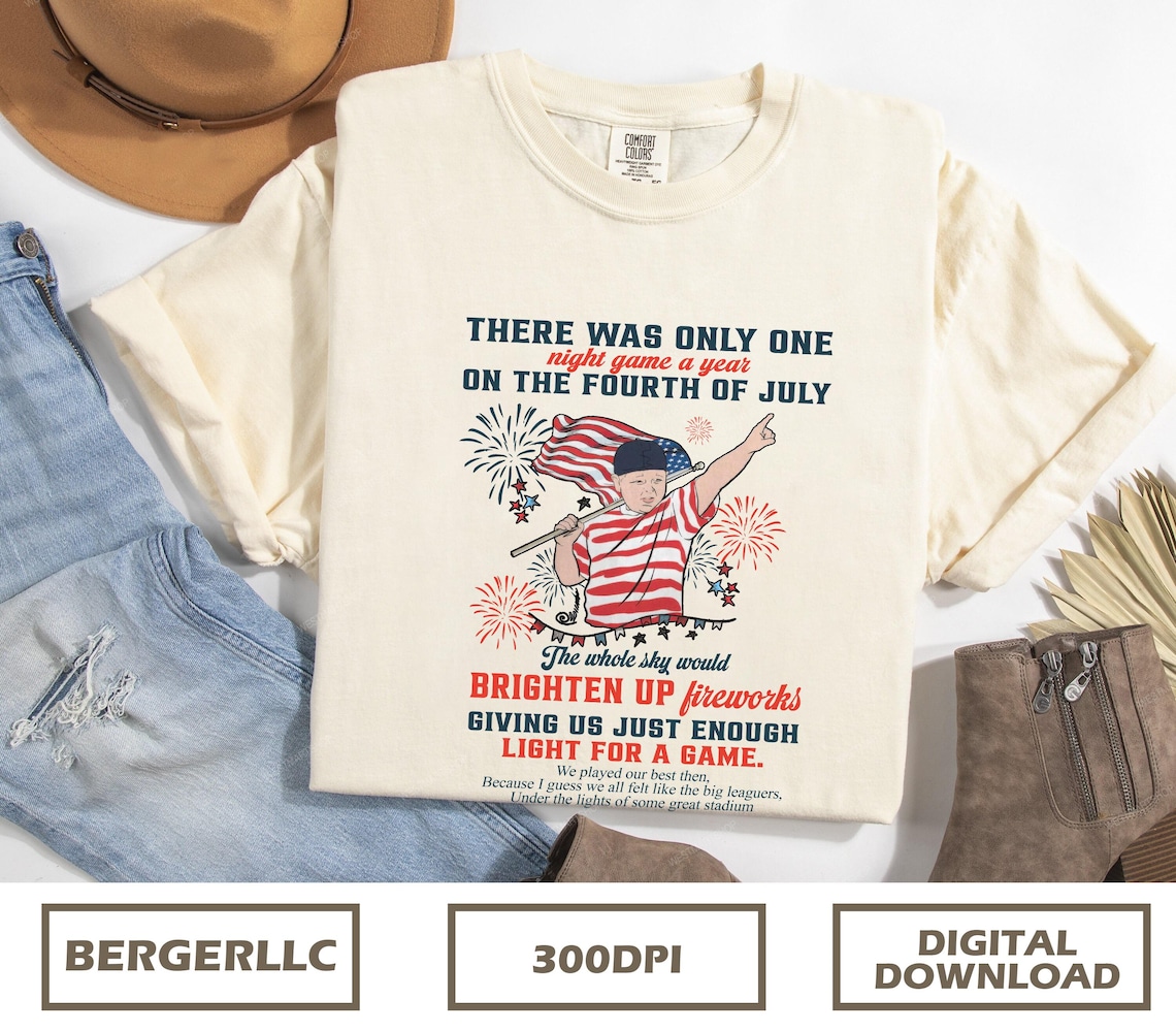 Sandlot 4th of July PNG: Ham Porter, Fireworks, Baseball (digital ...