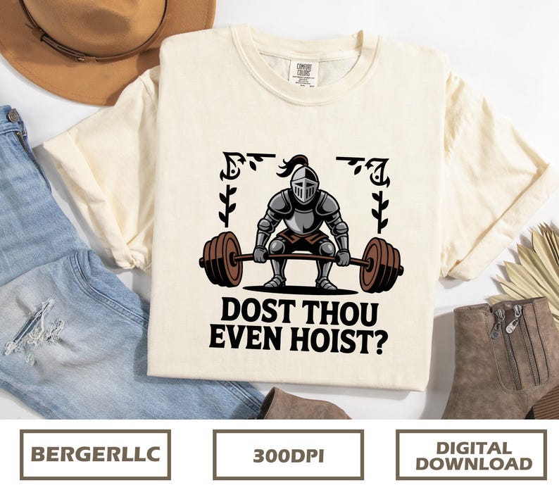 Medieval Gym Design Knight Workout Png File Fantasy Shirt Fitness Meme ...