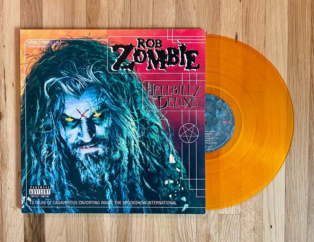 Rob Zombie - Hellbilly Deluxe LP 1998 ORANGE Vinyl Record Album Limited Edition - Etsy