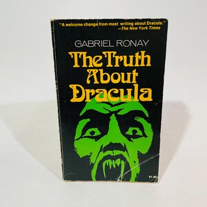 The Truth About Dracula by Gabriel Ronay 1974 Vintage Paperback Book ...