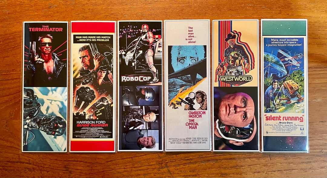 Dystopian SCI FI Films Handmade Bookmarks Terminator Blade Runner ...