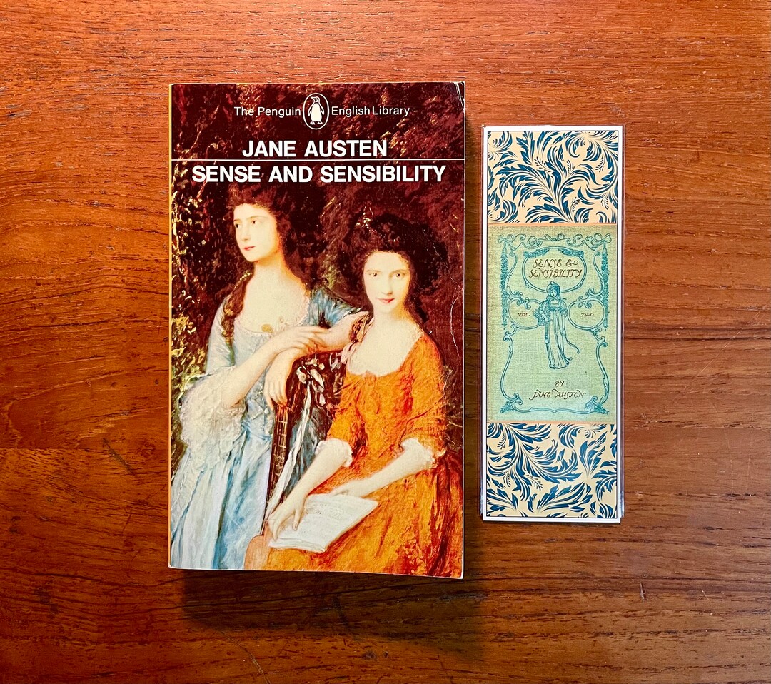 Sense and Sensibility by Jane Austen 1975 Penguin Classics UK Edition Paperback Book & Bookmark ...