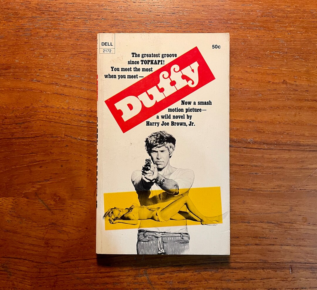 Vintage Pop Culture Book Duffy by Harry Joe Brown, Jr. 1968 Movie Tie ...