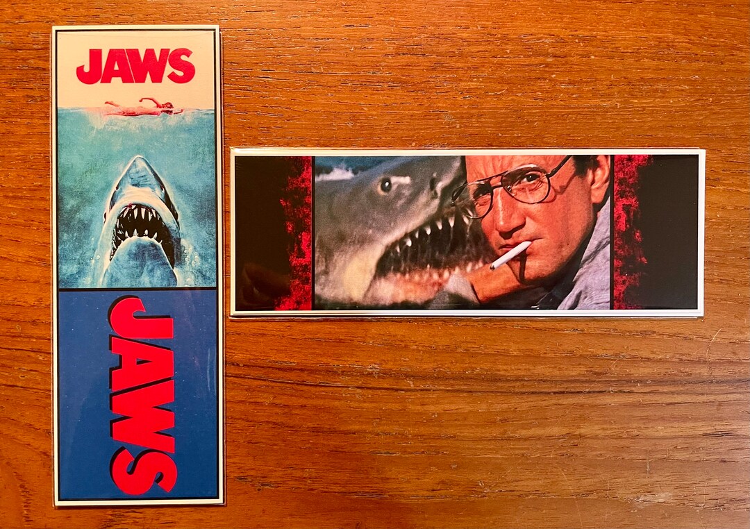 JAWS Handmade Bookmarks 1970s Horror Film Classic - Etsy