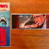 Jaws-- Set of 3 Laminated Bookmarks - Etsy