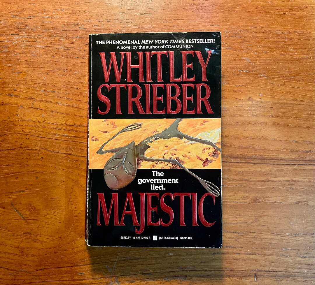 Majestic by Whitley Strieber 1989 First Edition Paperback Book ...