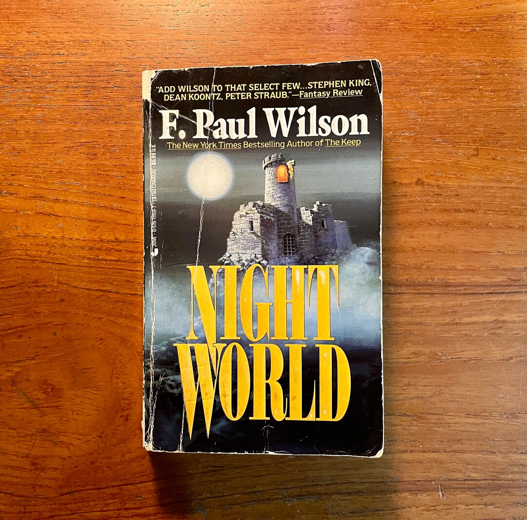 Vintage Horror Book Nightworld by F. Paul Wilson 1993 First Edition ...