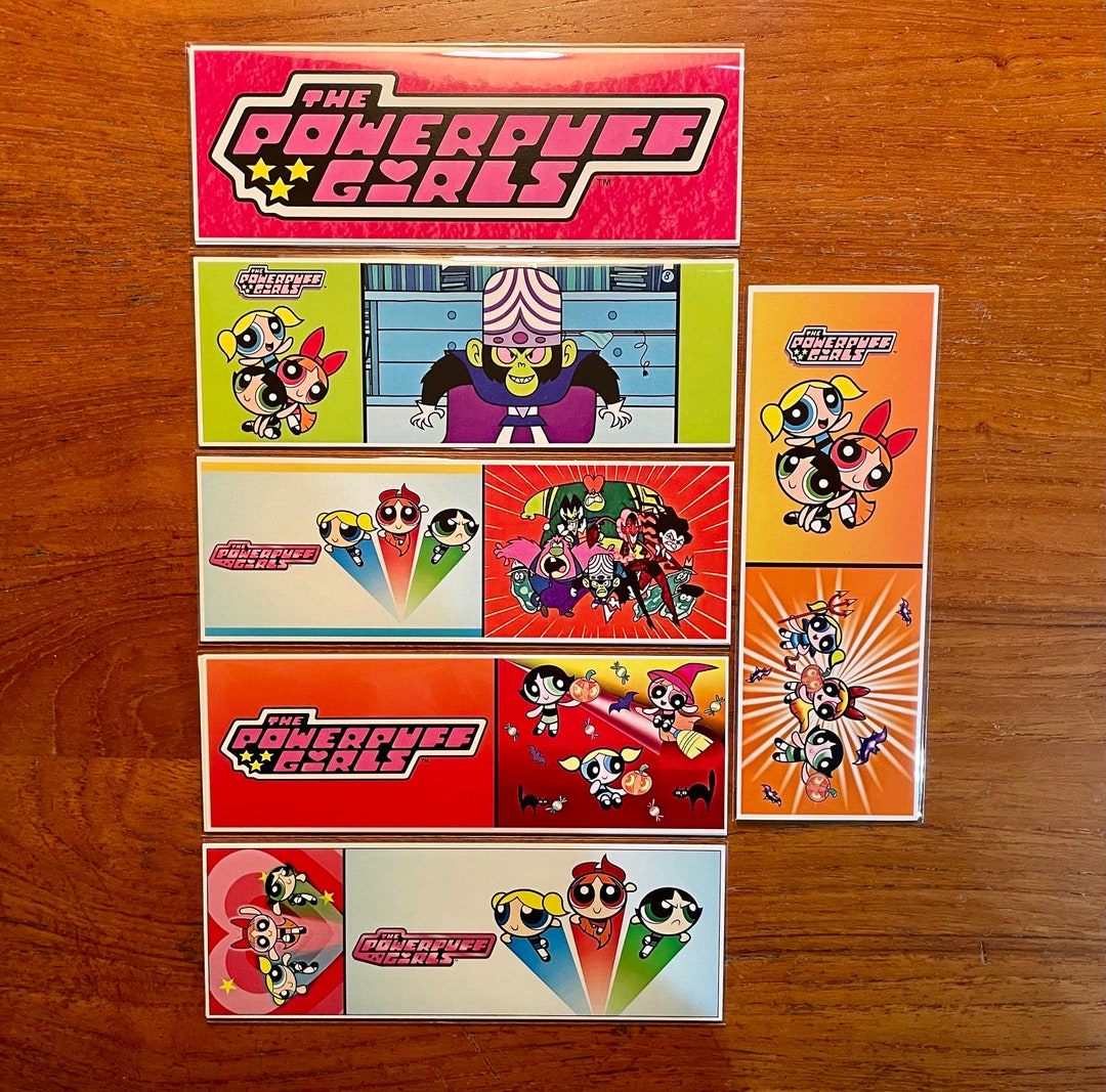 The Powerpuff Girls Handmade Bookmarks Blossom Bubbles Buttercup - Etsy