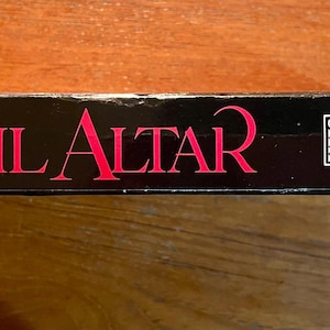 Evil Altar - Robert Z'dar 1989 Horror VHS Video Tape - Etsy
