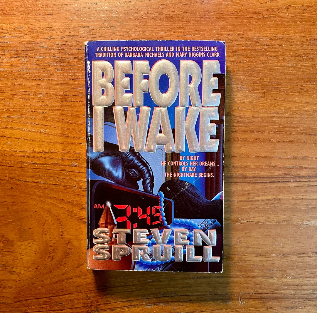 Vintage Medical Thriller Book Before I Wake by Steven Spruill 1993 ...