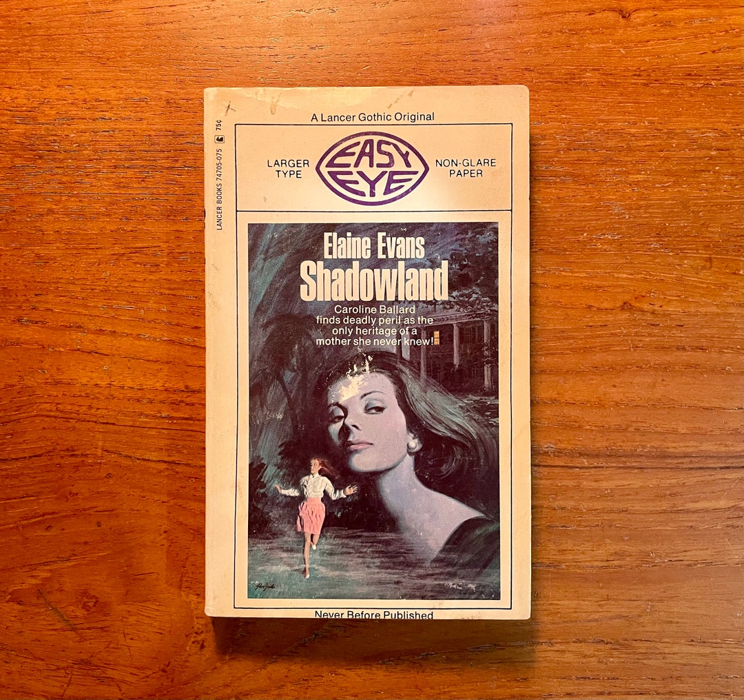 Vintage Gothic Romance Book Shadowland by Elaine Evans 1970 Paperback ...