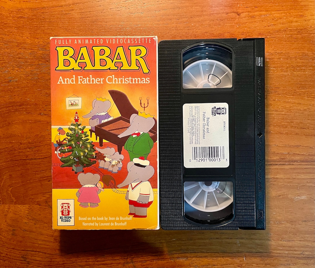 Babar and Father Christmas 1986 VHS Video Tape Childrens Classic - Etsy