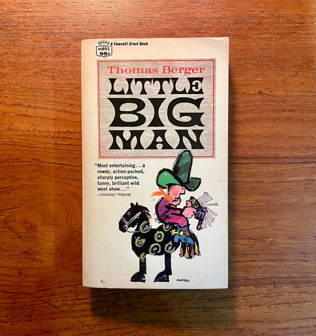 Vintage Pop Culture Book Little Big Man by Thomas Berger 1965 Edition ...