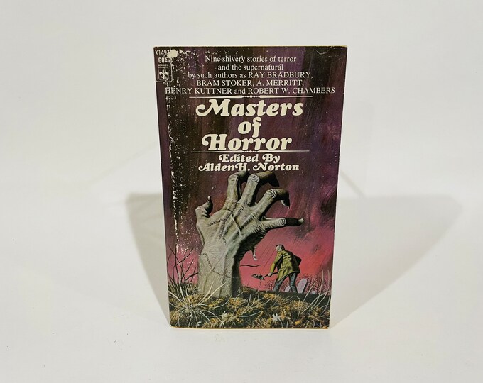 Vintage Horror Book Masters of Horror 1968 Paperback Anthology - Etsy