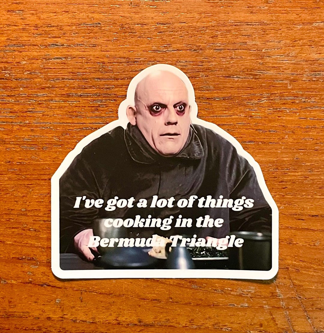 UNCLE FESTER - the Addams Family Die Cut Vinyl Sticker - Etsy